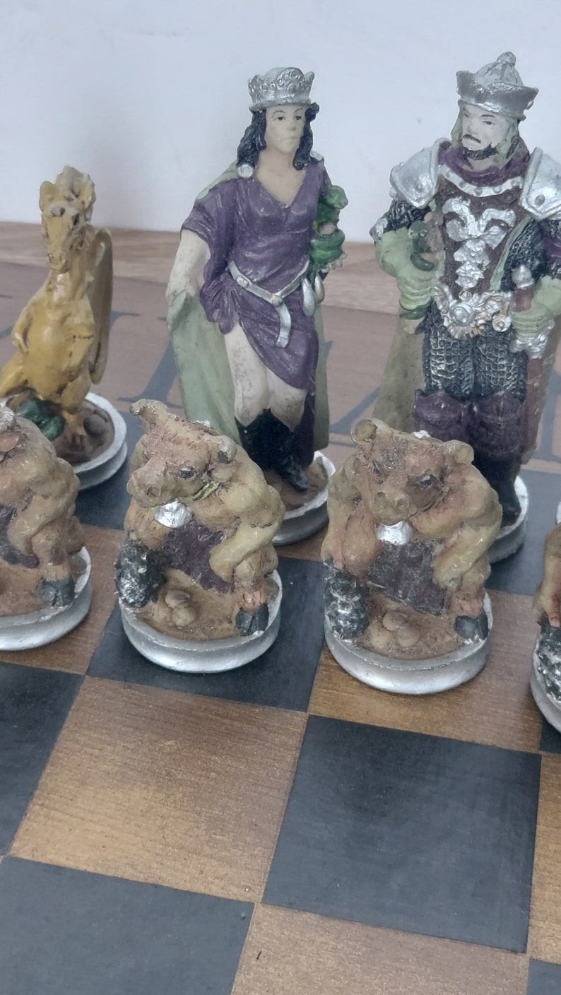 Vintage Part Set Warhammer Chess Set/mythical Chess Set/orcs - Etsy