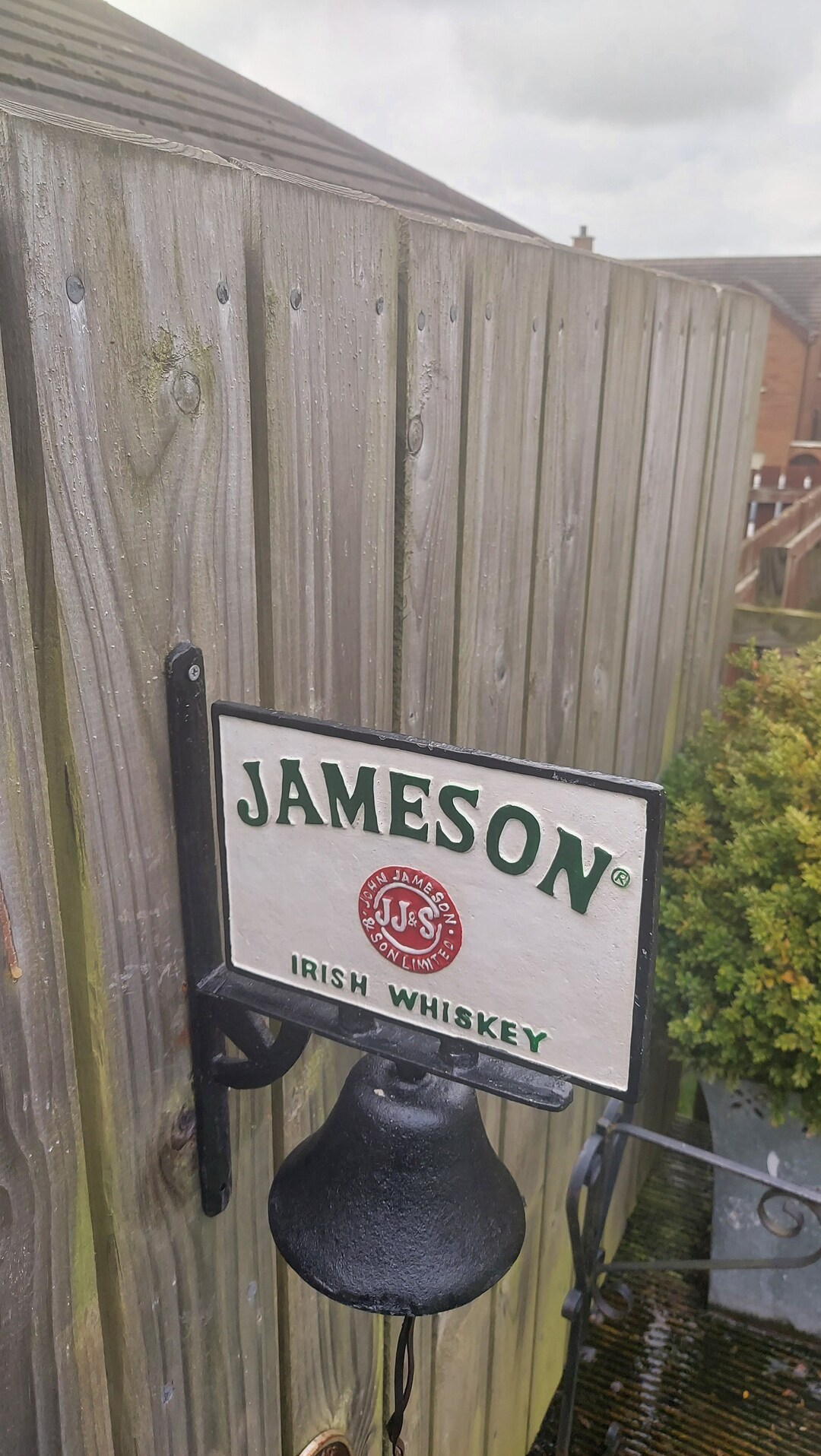 Cast Iron Double Sided Jameson Whiskey Bell/whiskey Bell/last - Etsy