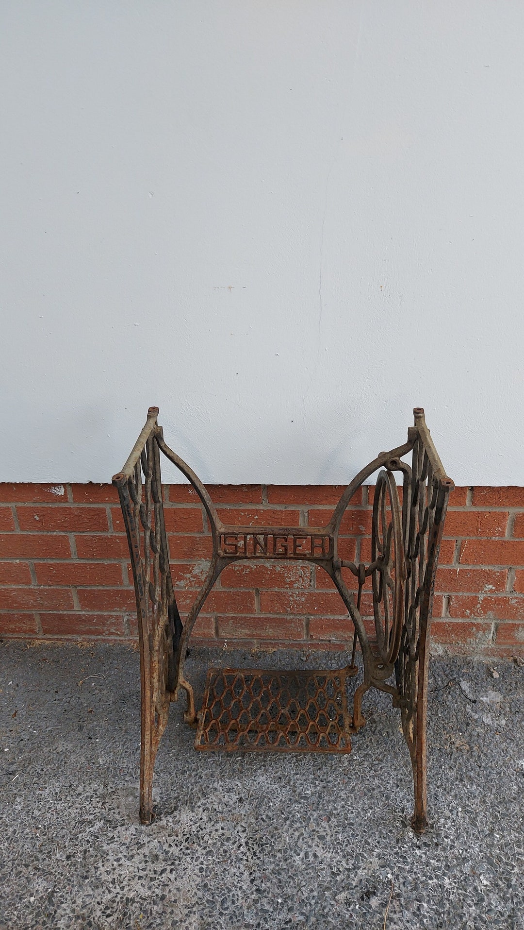 Old Singer Cast Iron Sewing Machine Table Base - Etsy