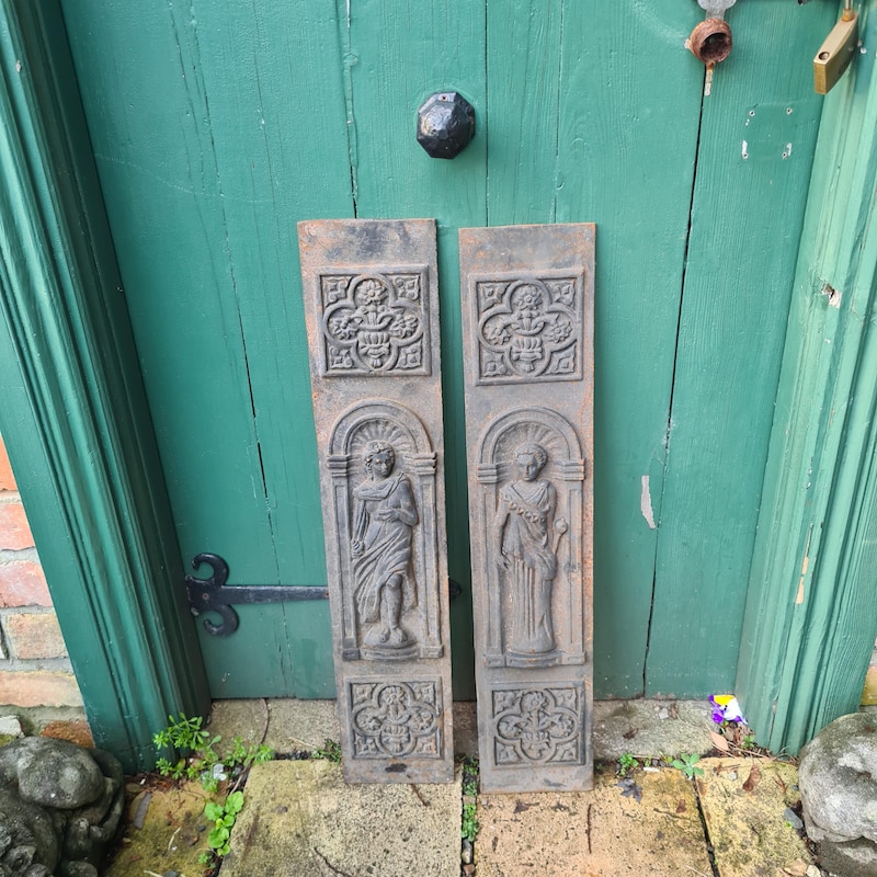 Antique Fireplace Insert Iron - Etsy UK