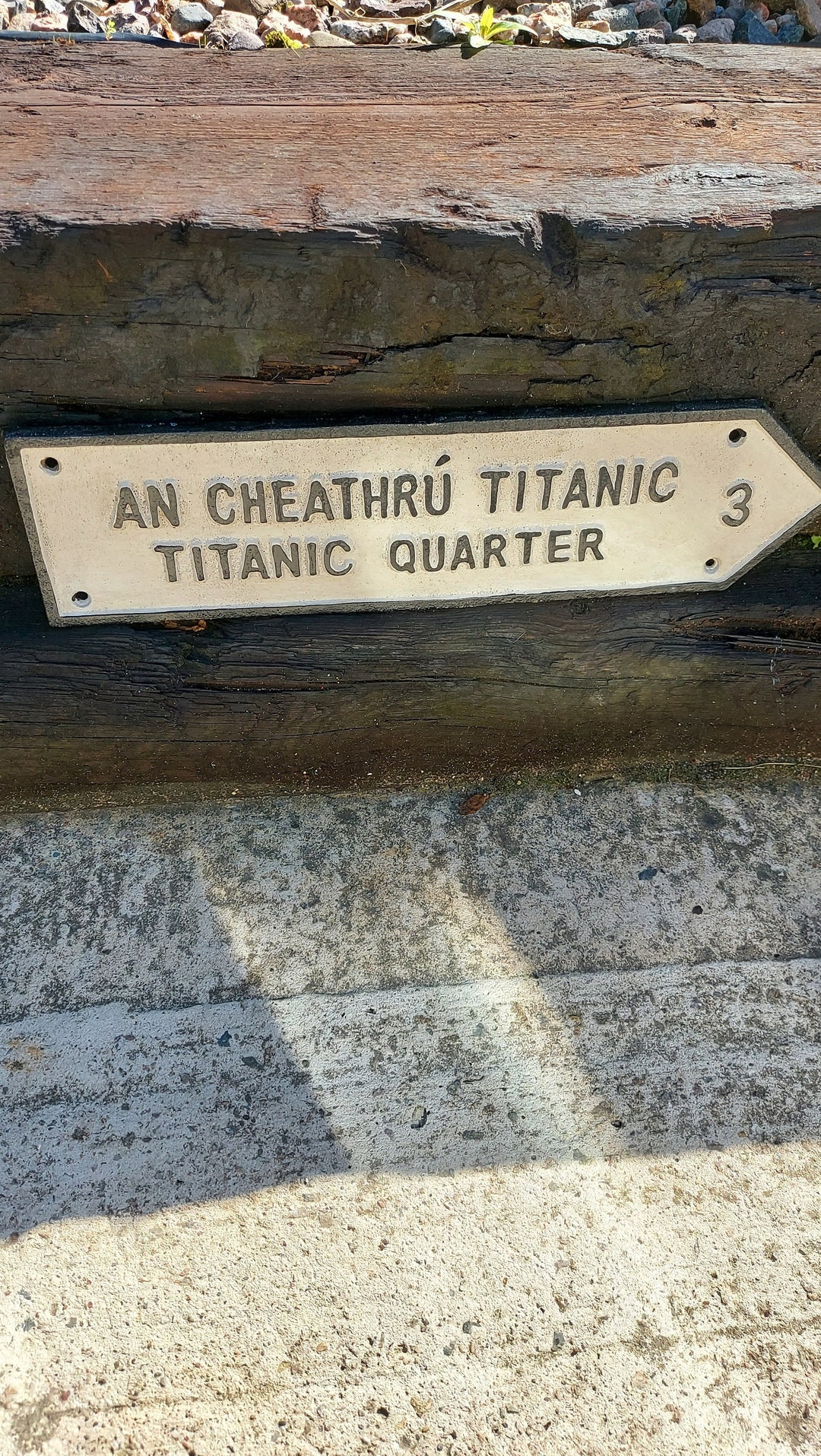 Titanic Quarter Cast Iron Road Sign - Vintage Style Belfast, Ireland ...