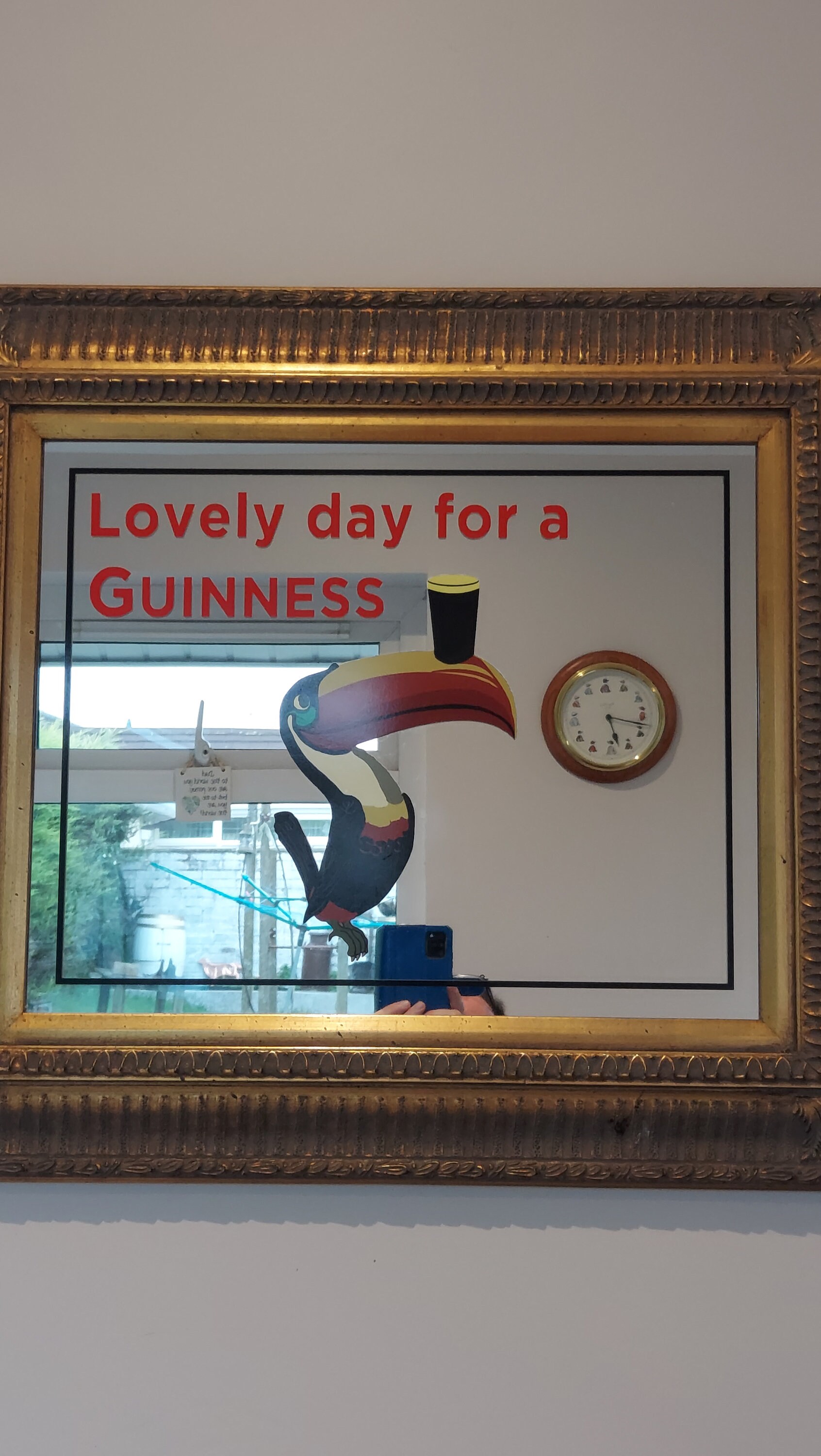 Vintage Mirror With Guinness Toucan /guinness Mirror - Etsy