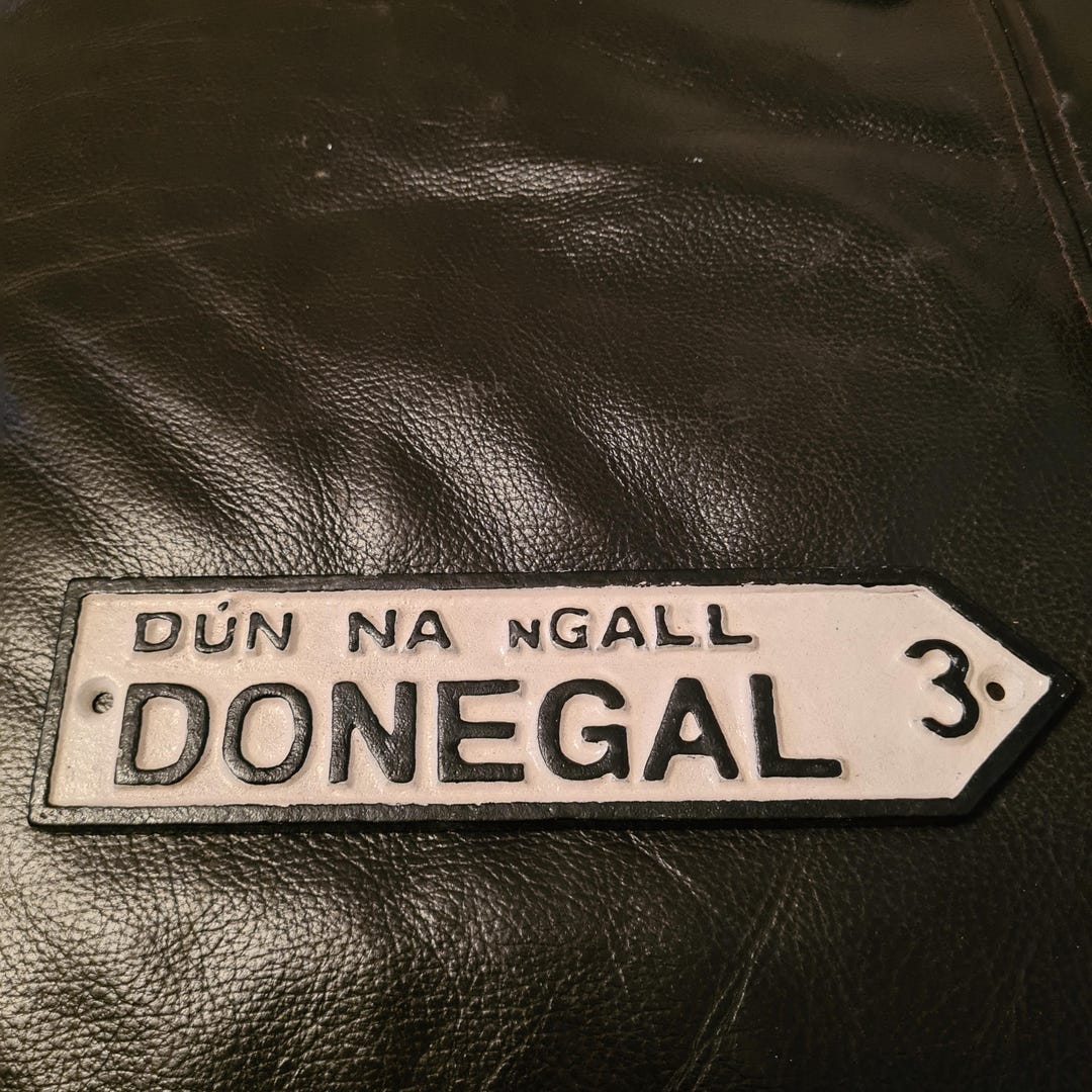 Vintage Style Cast Iron Donegal Road Sign (19.5 Cms) - Etsy