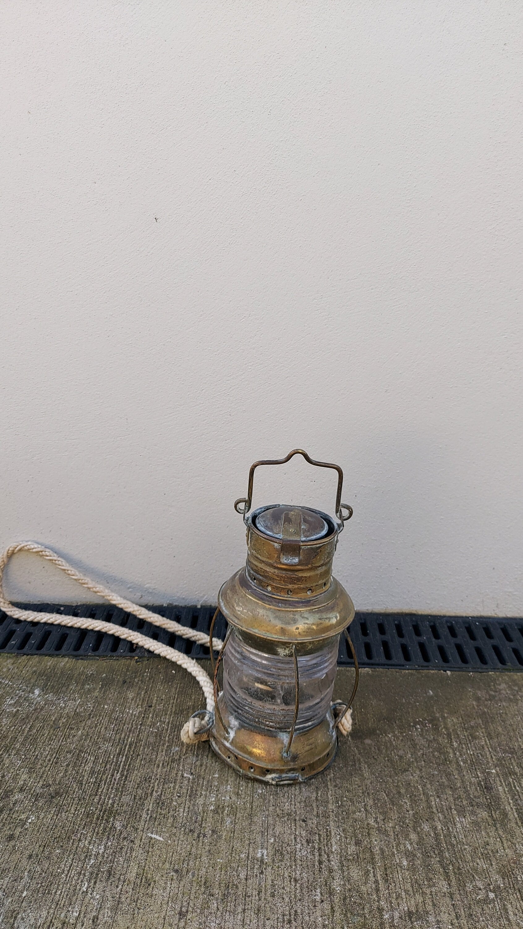 Vintage Brass Ships Lantern - Etsy