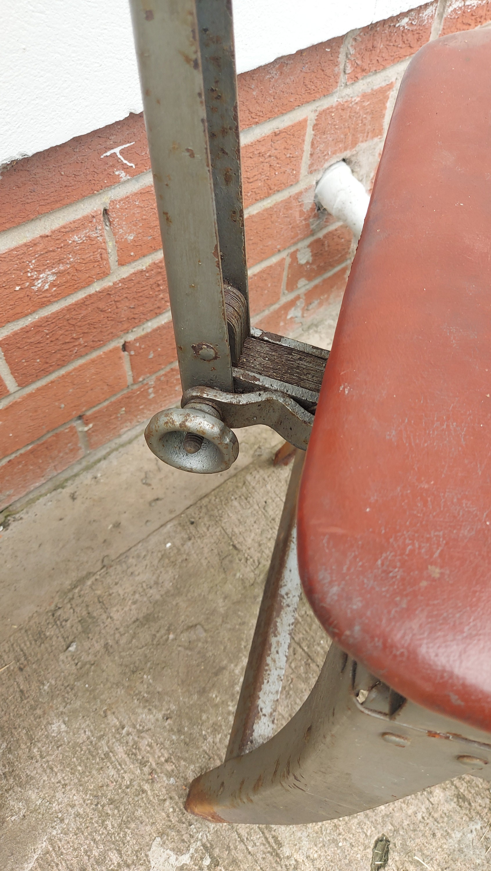 Leabank Industrial Factory Stool Circa 1950 - Etsy