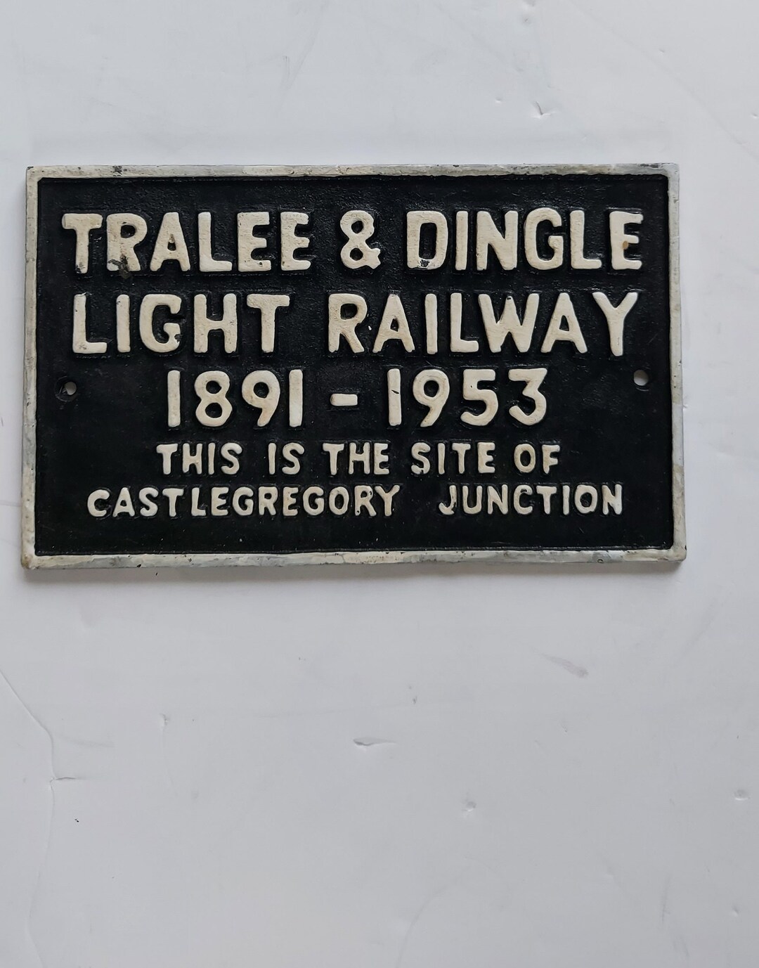 Cast Iron Tralee and Dingle Vintage Style Railway Sign/ireland Sign ...