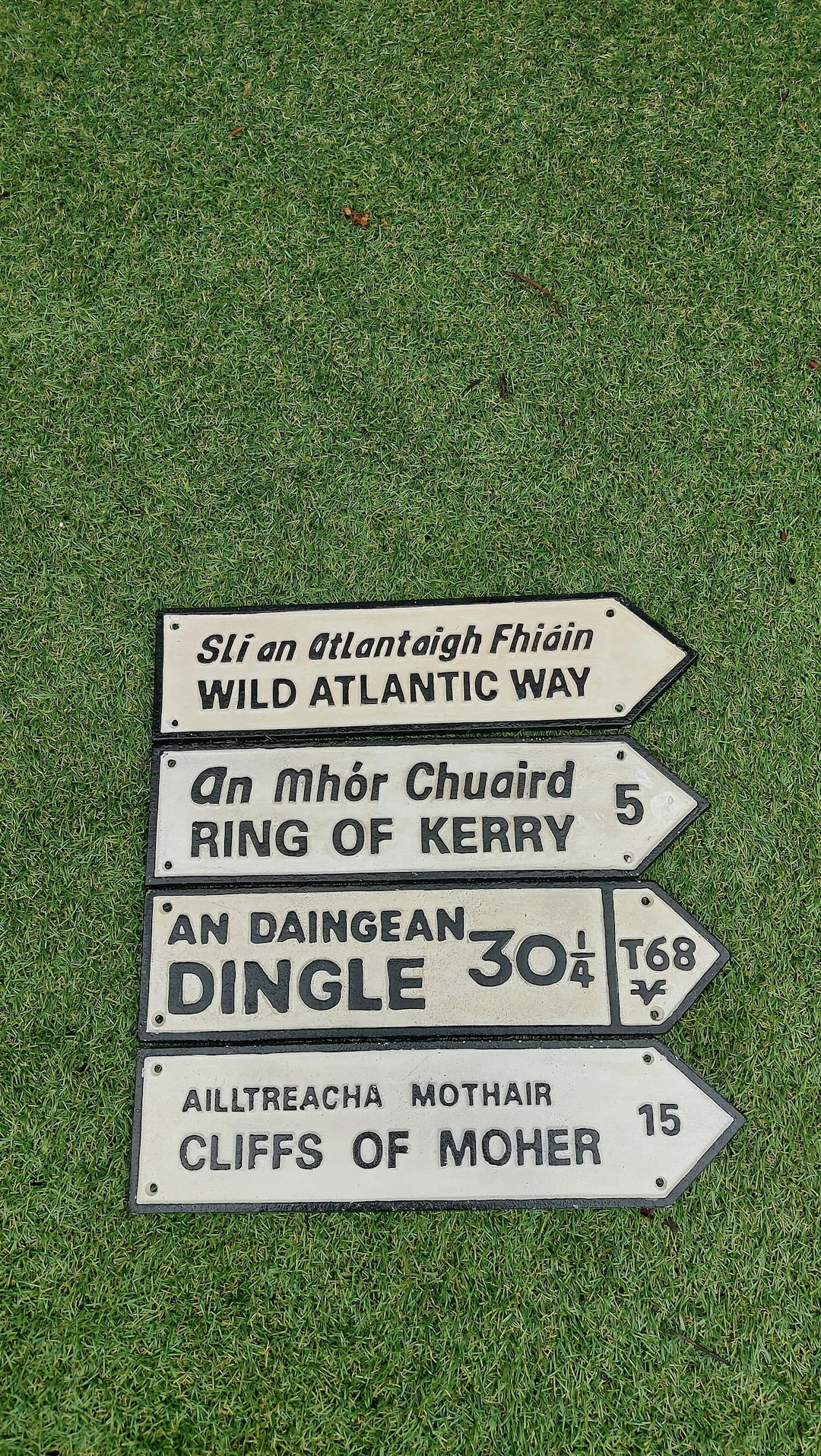 Wild Atlantic Way Collection of Cast Iron Vintage Style Irish Road Sign ...