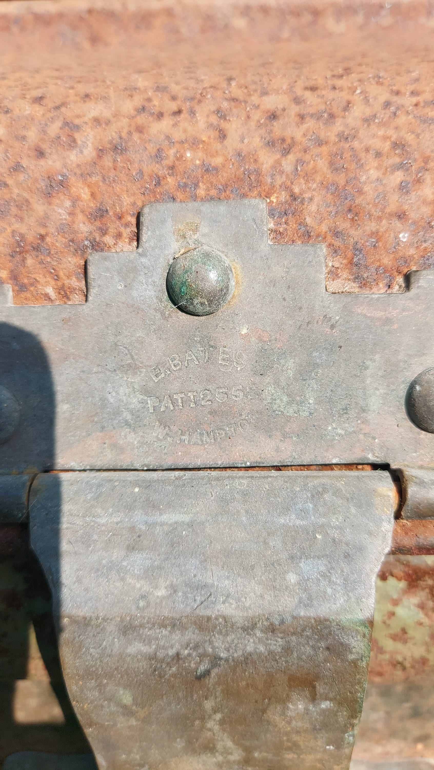 Large Antique Old Metal Trunk - Etsy UK
