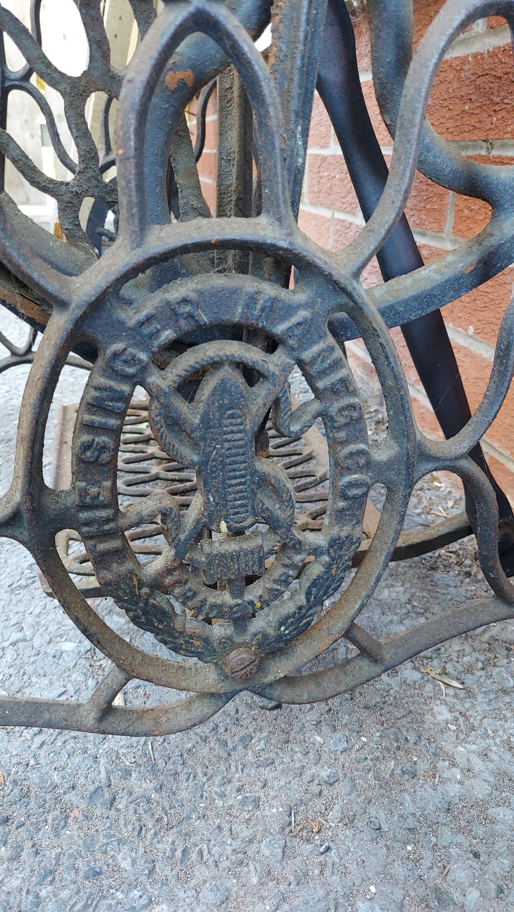 Old Singer Cast Iron Sewing Machine Table Base - Etsy