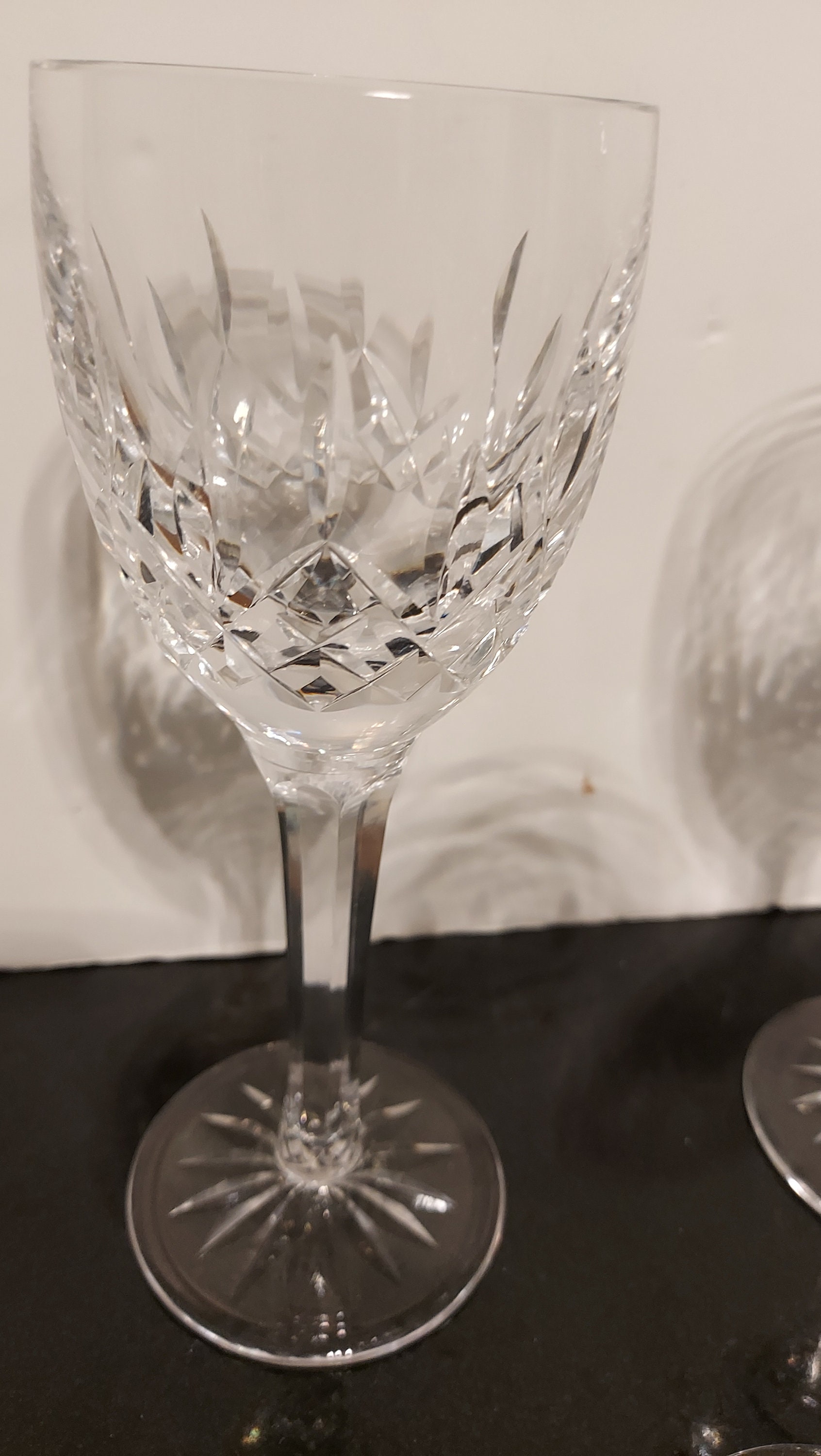 Vintage Unstamped Trio of Irish Tyrone Crystal Wine Glasses - Etsy UK