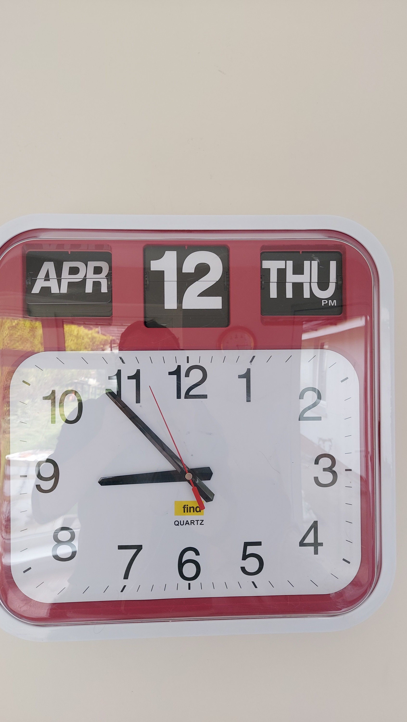 Large Vintage Calender Wall Clock Quartz Movement/date Day - Etsy UK