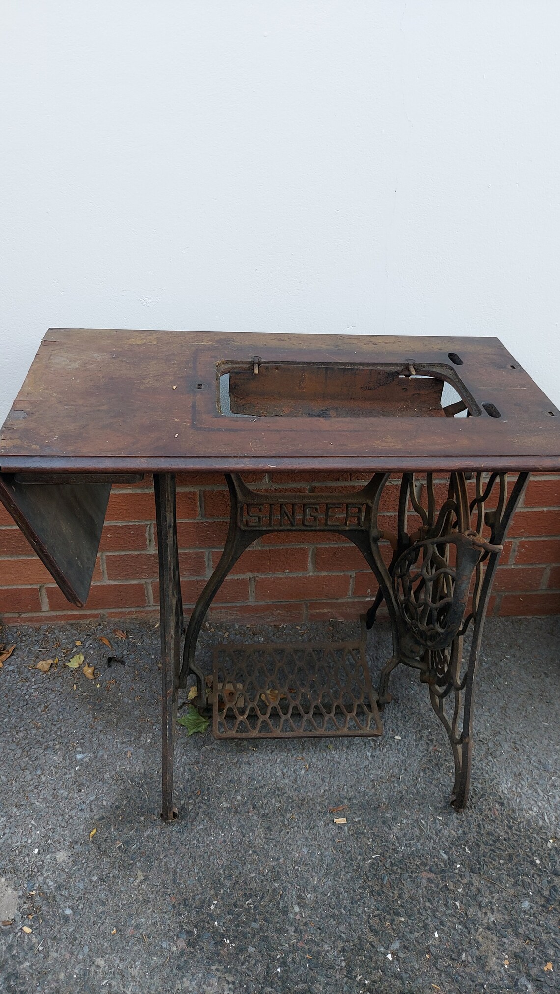 Old Singer Cast Iron Sewing Machine Table Base - Etsy
