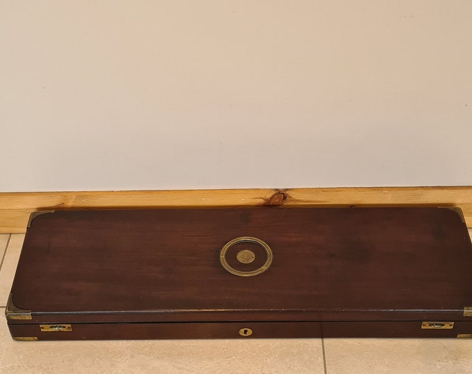 Antique Gun Case Brass Fittings - Etsy