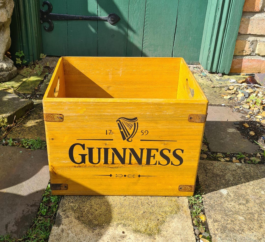 Guinness Wooden Box/guinness Crate - Etsy