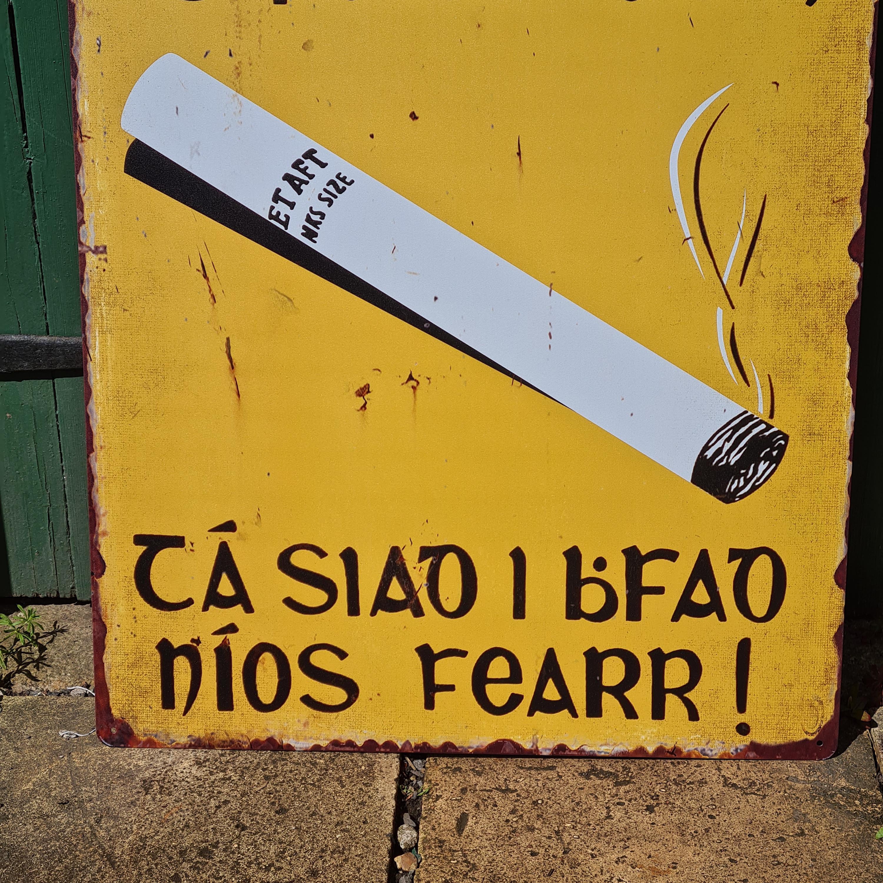 Extra Large Irish Afton Cigarette Sign Vintage Style - Etsy