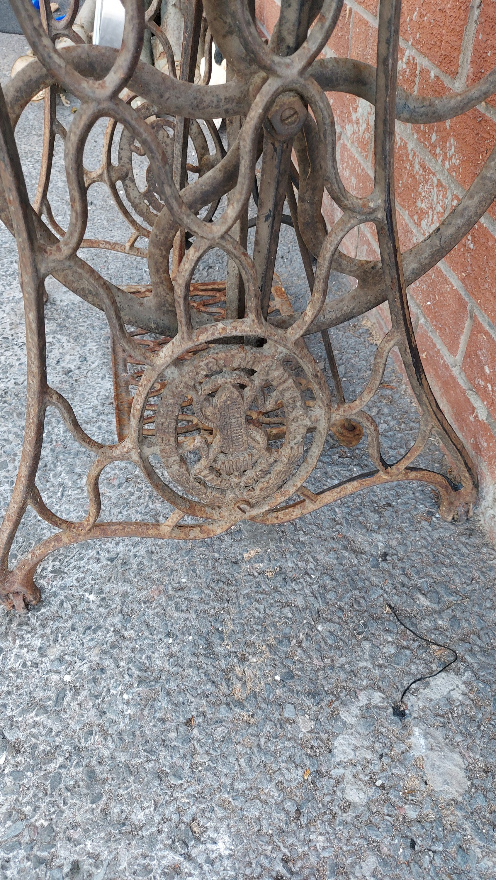 Old Singer Cast Iron Sewing Machine Table Base - Etsy