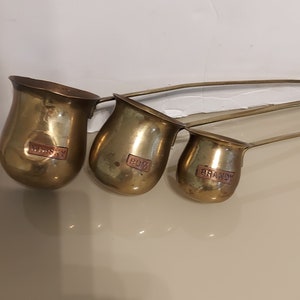 Vintage Set of 3 Whiskey,brandy and Rum Copper Ladle Scoops - Etsy