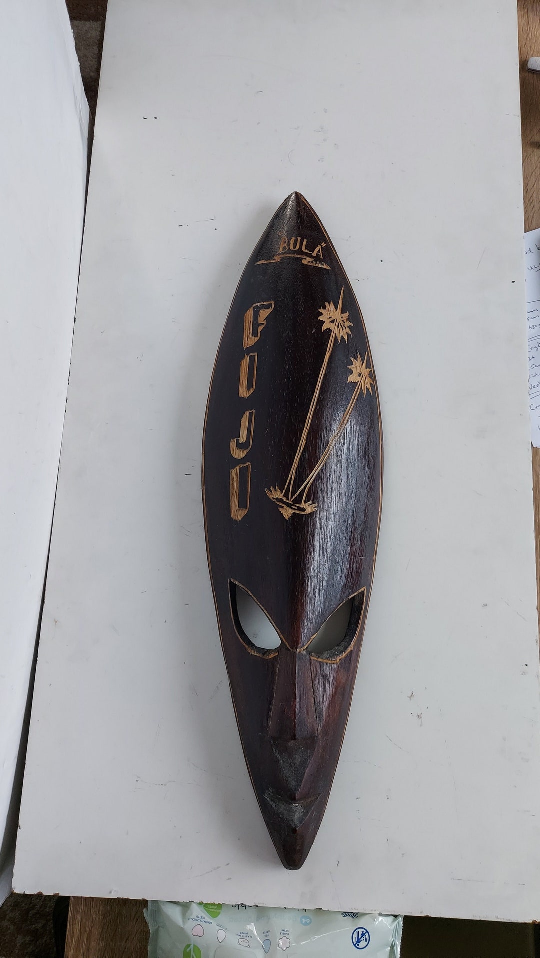 Vintage Carved Fiji BULA Face Mask/polynesian Tribal Mask - Etsy