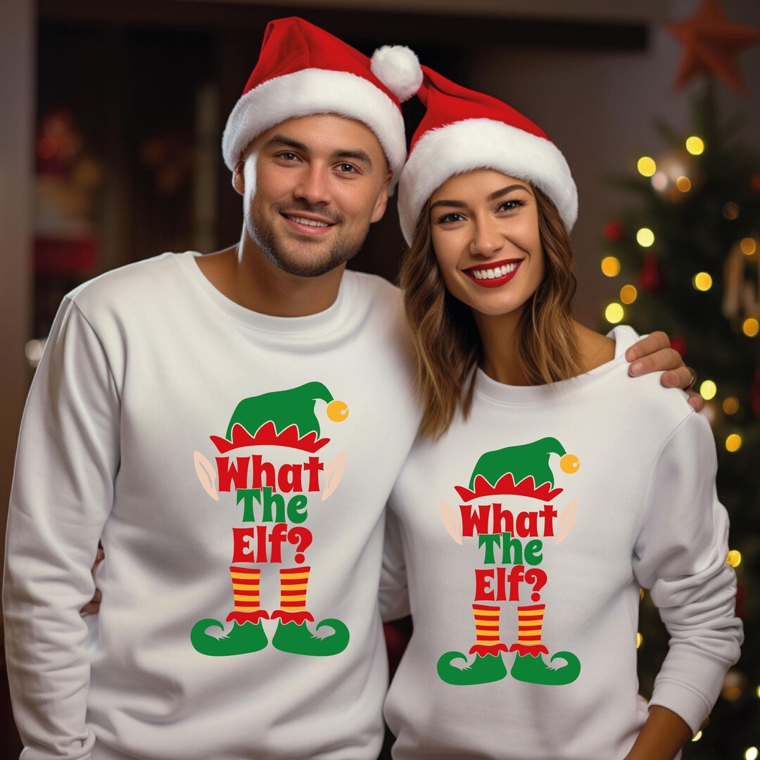 What the Elf Sweatshirt,funny Elf Sweatshirt,christmas Elf Sweatshirt ...