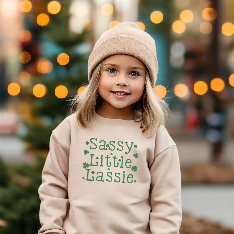 Sassy Little Lassie Sweatshirt - St. Patrick's Day Toddler Girl Shirt ...