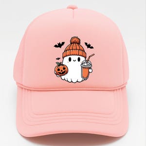 Cute Ghost Halloween Hat, Spooky Season Trucker Cap - Etsy