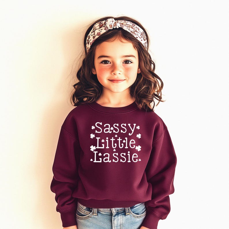 Sassy Little Lassie Sweatshirt - St. Patrick's Day Toddler Girl Shirt ...