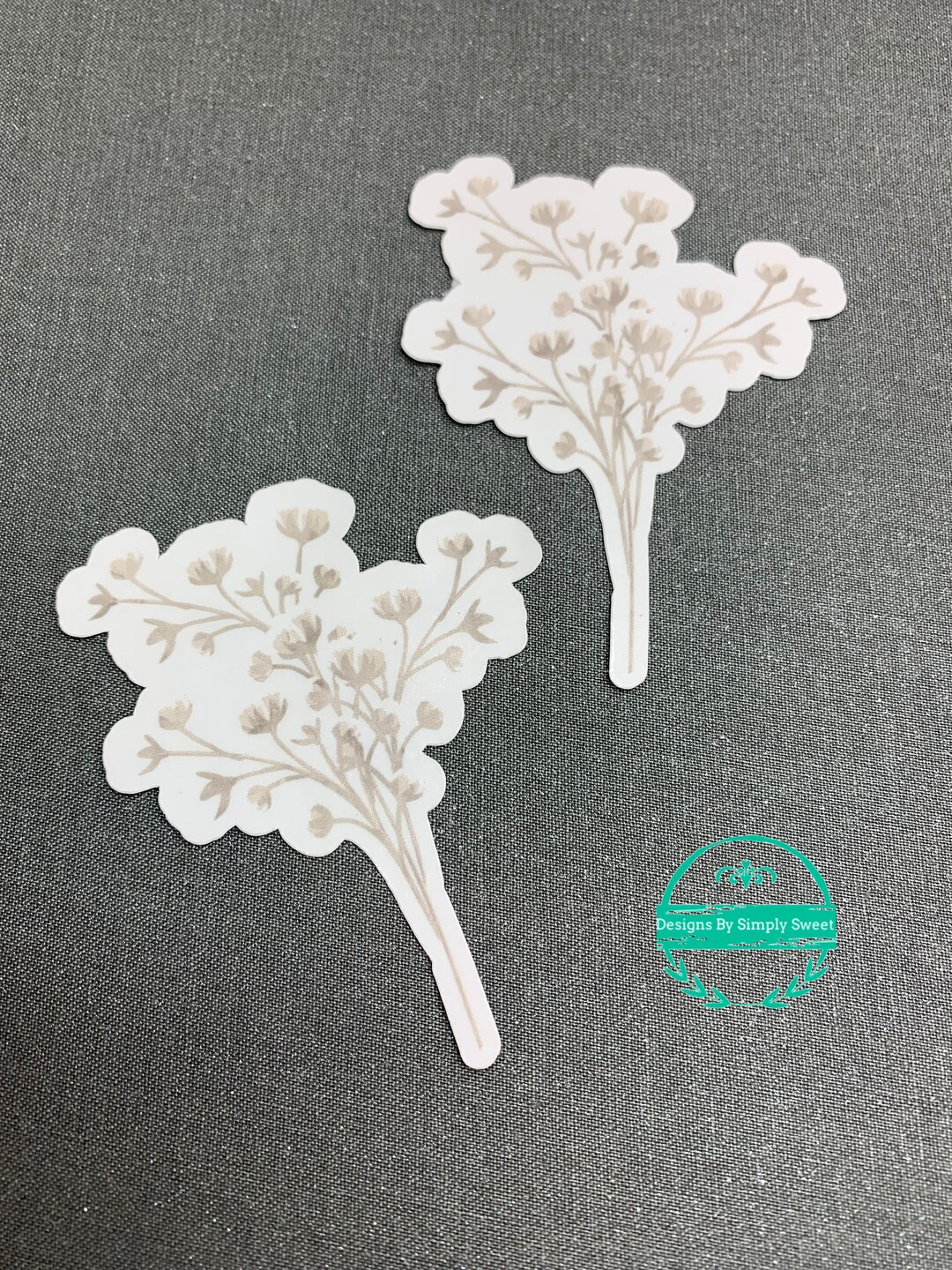 Cotton Sticker, Flower Sticker, Cute Sticker, Laptop Sticker, Planner ...