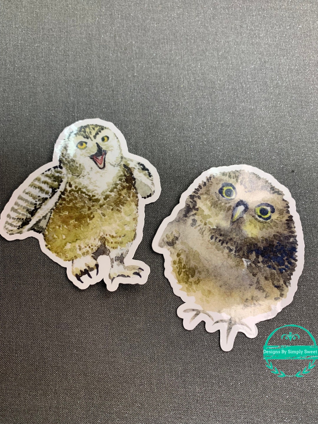 Owl Sticker, Baby Owl Sticker, Cute Animal, Laptop Sticker, Planner ...