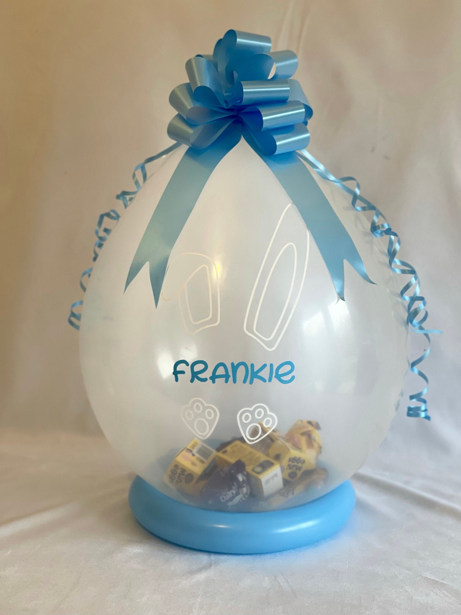 Easter Popping Balloon Personalised Easter Balloon POP ME DIY Kit ...