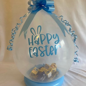 Easter Popping Balloon Personalised Easter Balloon POP ME DIY Kit ...