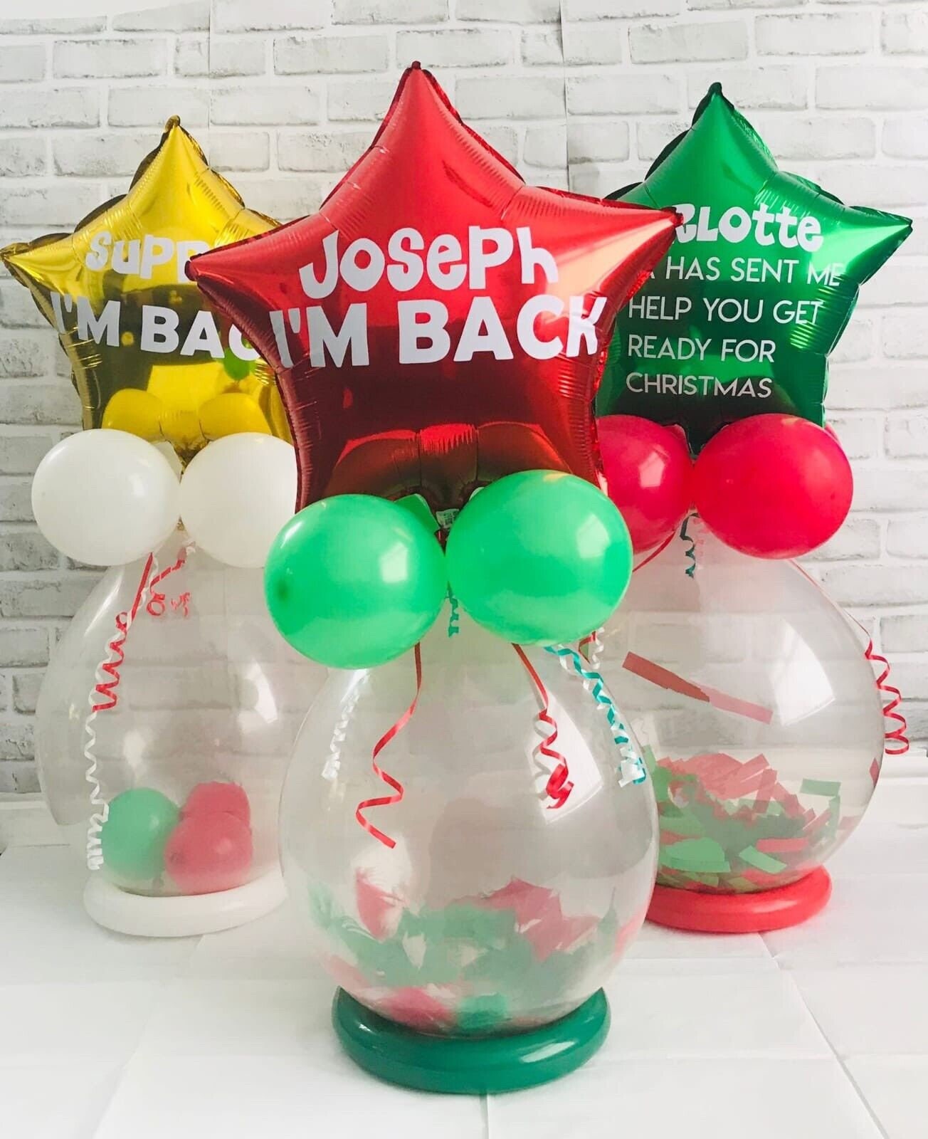 Personalised Elf Arrival Balloon Kit ELF BALLOON Elf POP Balloon - Etsy