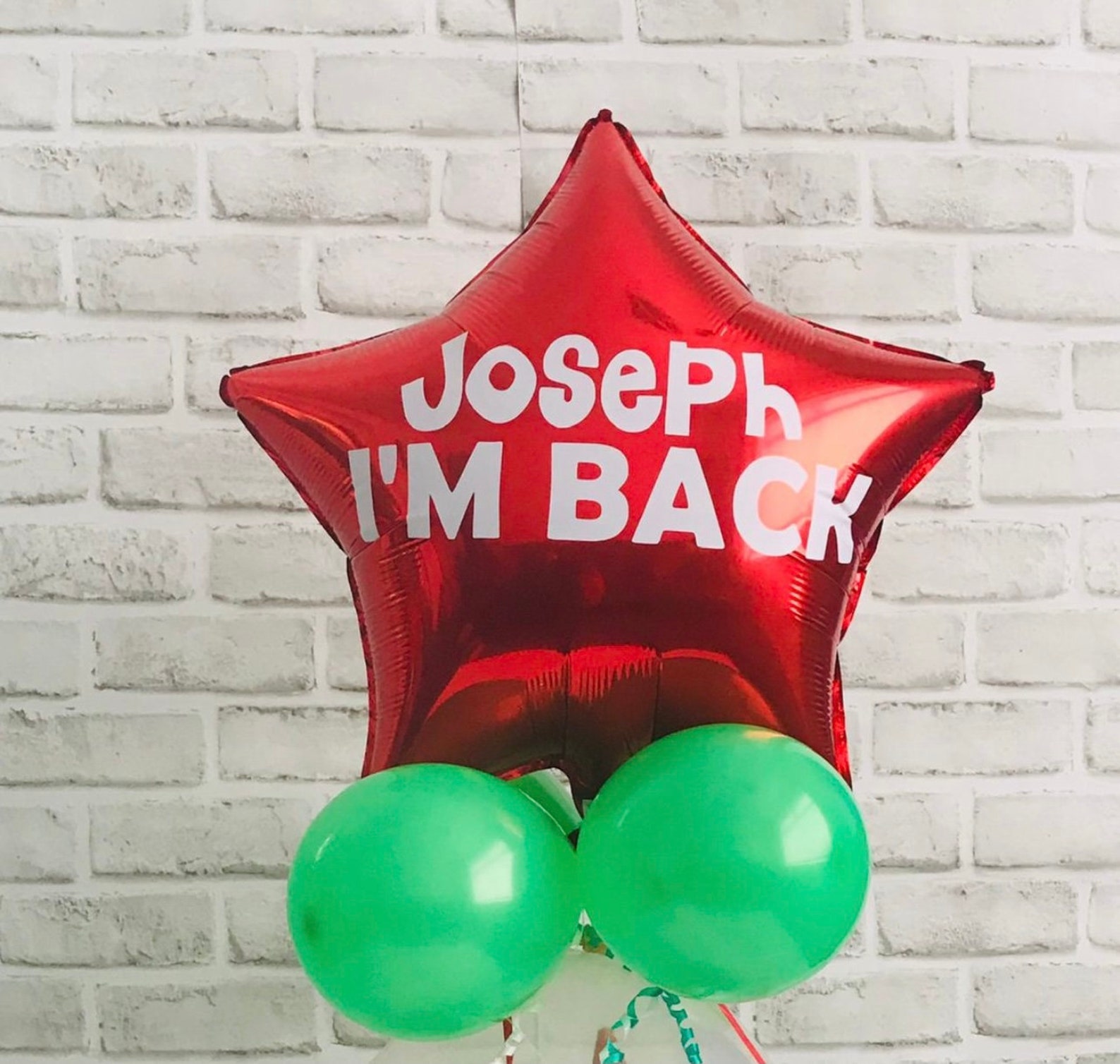 Personalised Elf Arrival Balloon Kit ELF BALLOON Elf POP Balloon - Etsy