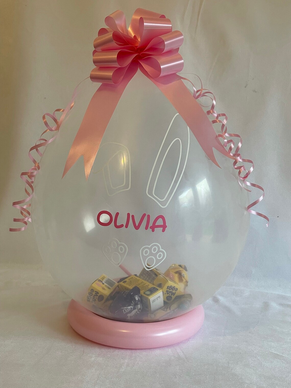Easter Popping Balloon Personalised Easter Balloon POP ME DIY Kit ...