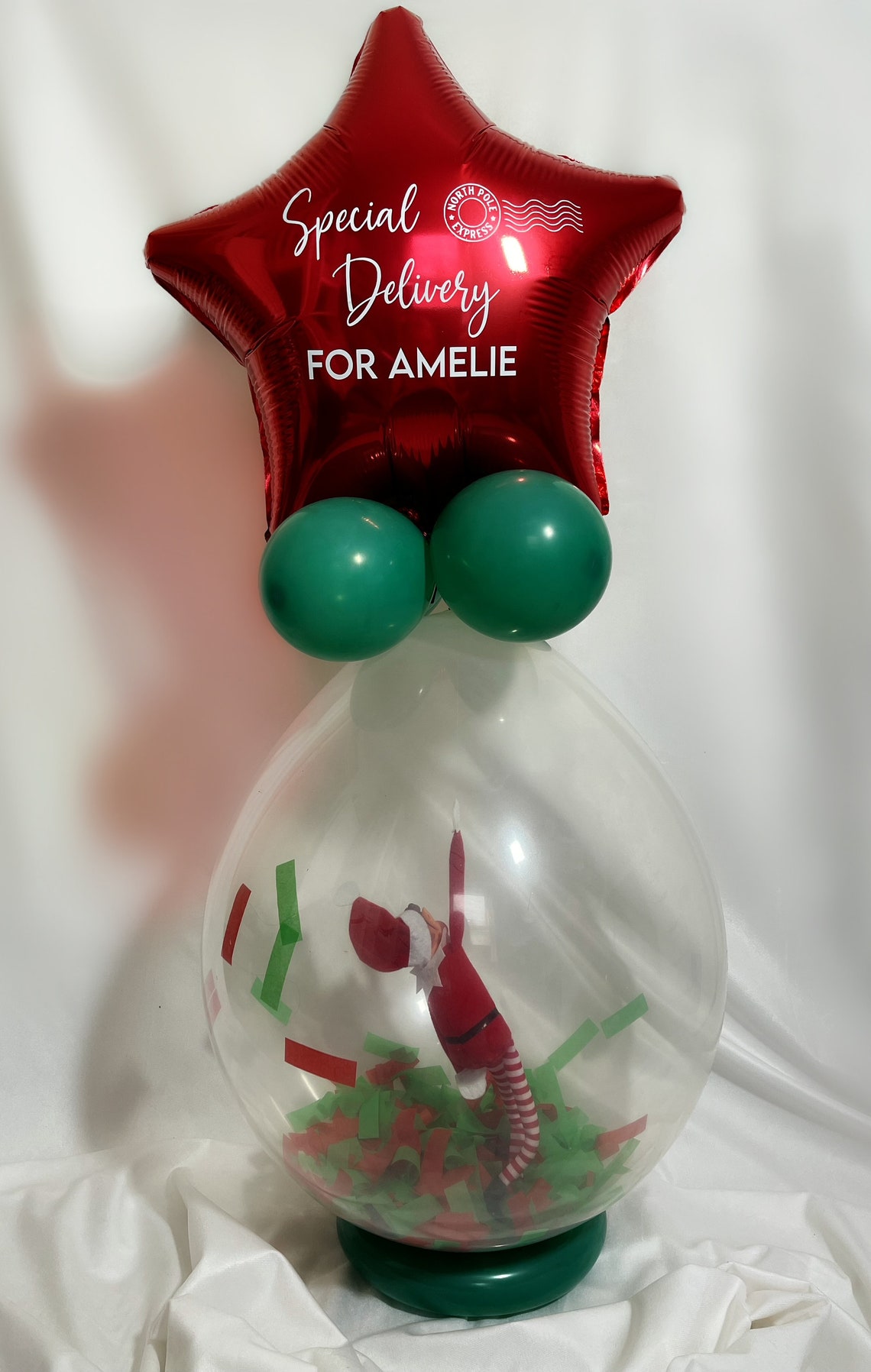 ELF ARRIVAL BALLOON Special Delivery Elf Balloon Do It Yourself Kit ...
