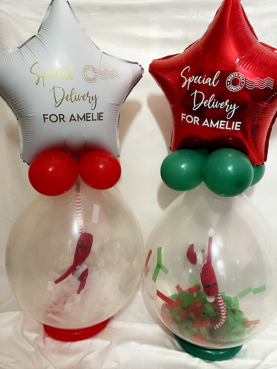 ELF ARRIVAL BALLOON Special Delivery Elf Balloon Do It | Etsy