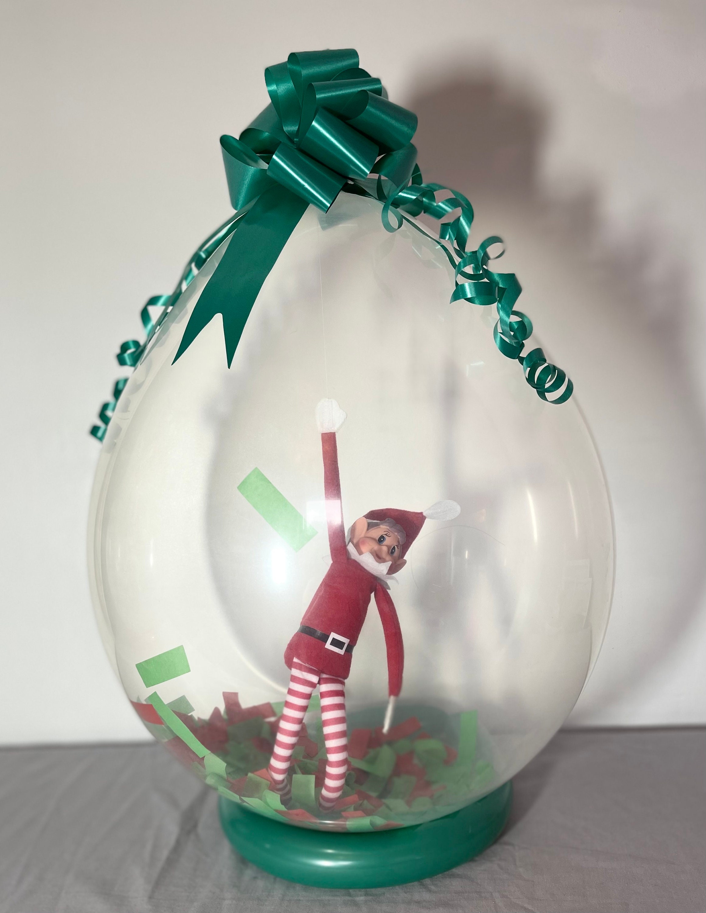 Personalised Elf Arrival Balloon DIY Balloon Kit POP ME - Etsy UK