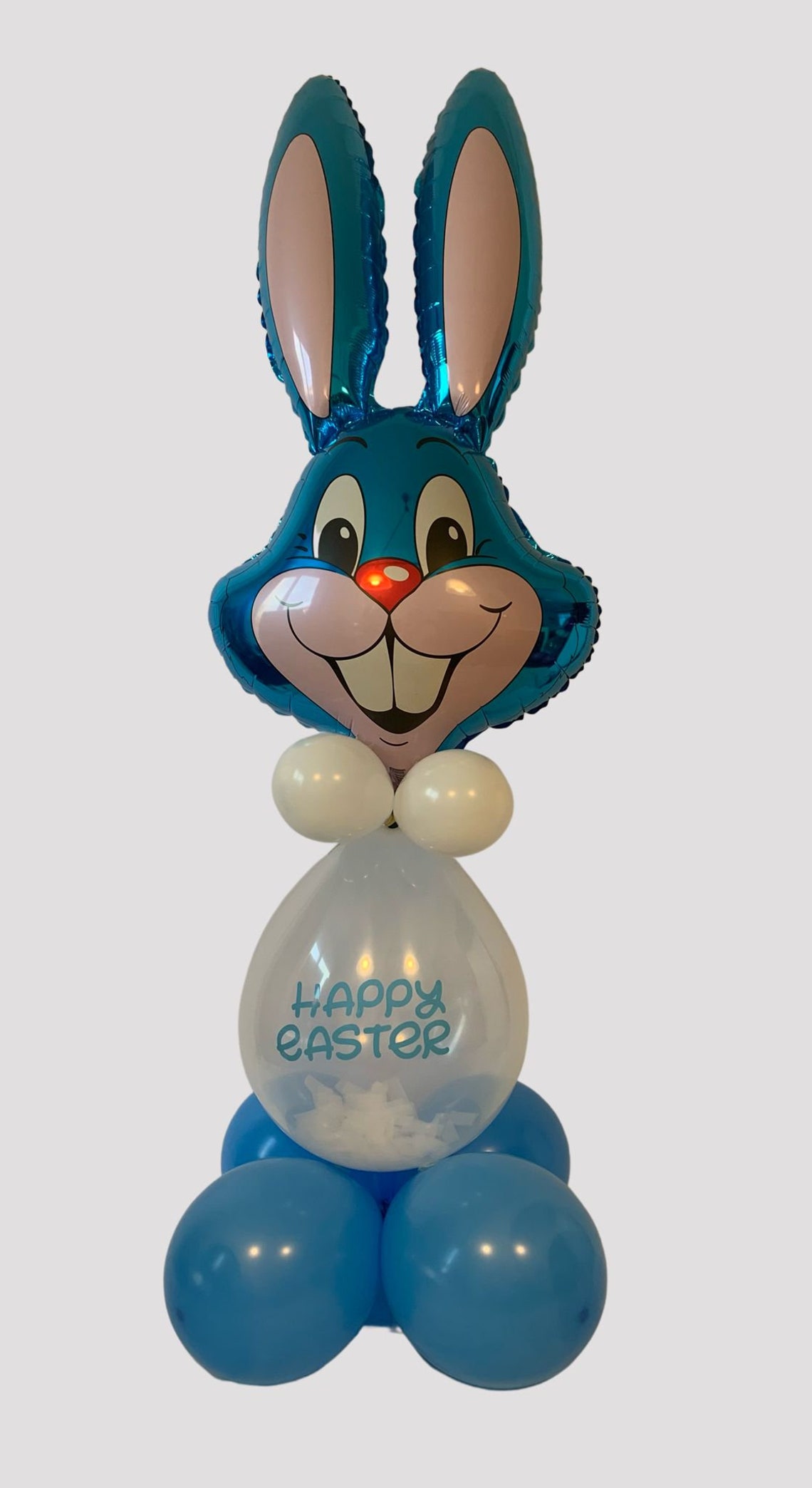 PINK Personalised Easter Bunny Balloon 5ft TALL DIY Kit Add Any Wording ...