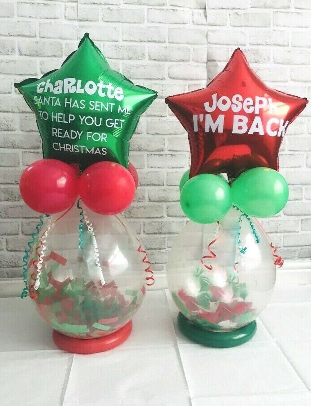 Personalised Elf Arrival Balloon Kit ELF BALLOON Elf POP Balloon - Etsy