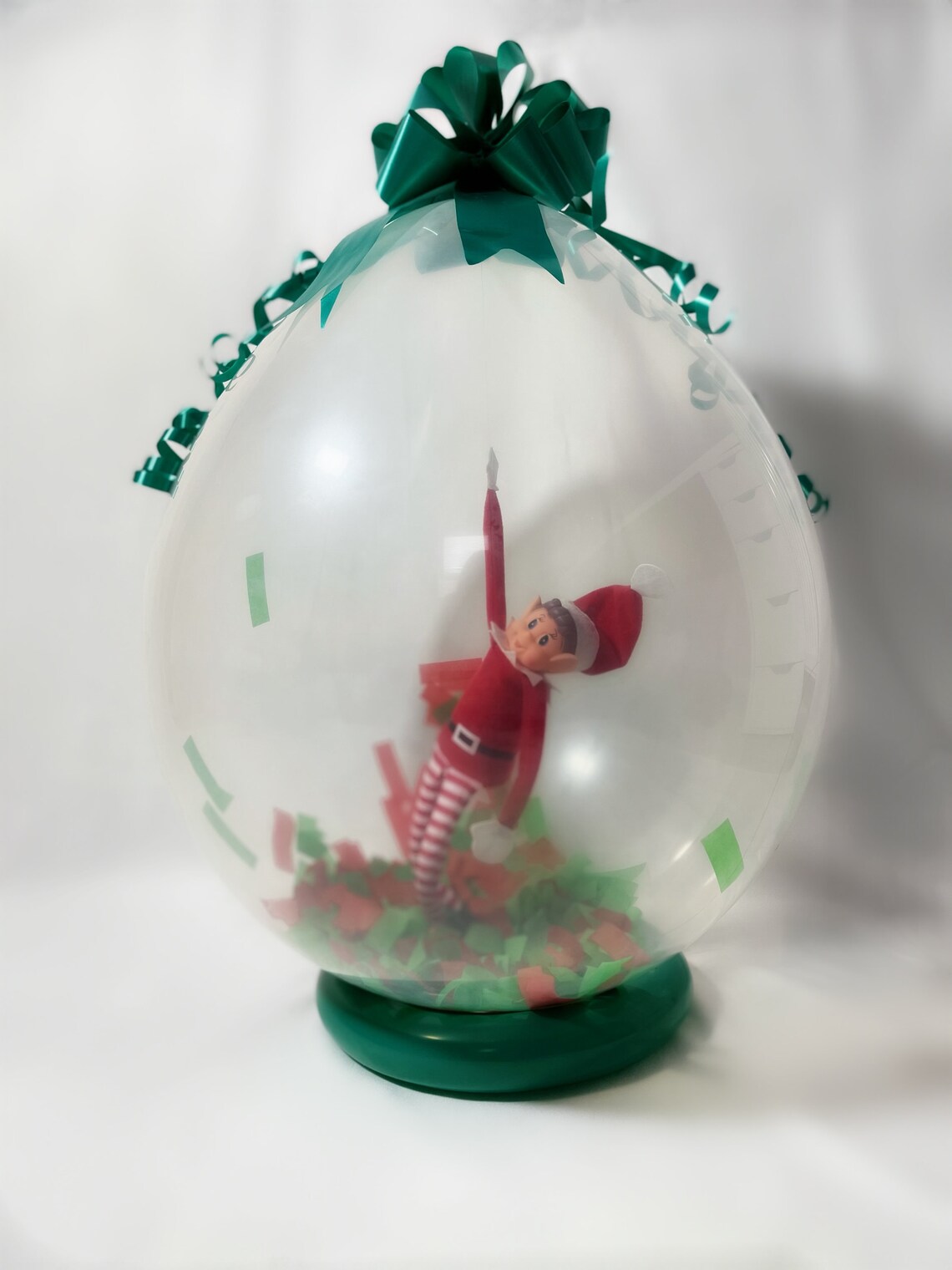 Personalised Elf Arrival Balloon DIY Balloon Kit POP ME - Etsy UK