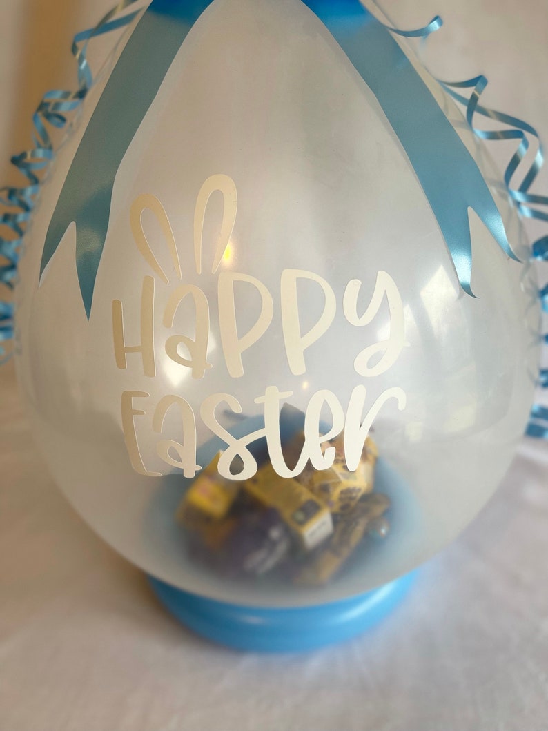 Easter Popping Balloon Personalised Easter Balloon POP ME DIY Kit ...
