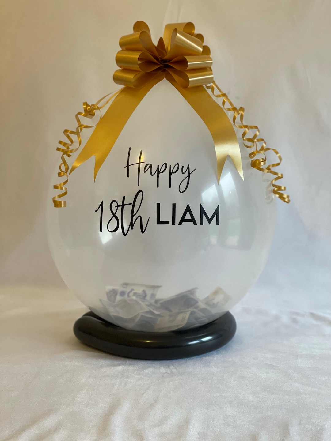 Birthday Money Popping Balloon Personalised Birthday Balloon POP ME DIY ...