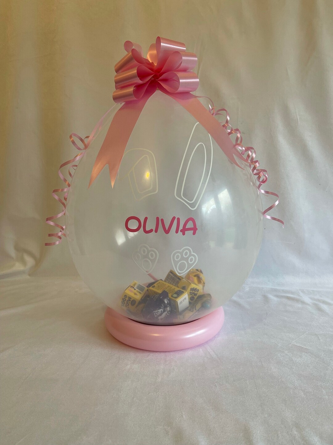 Easter Popping Balloon Personalised Easter Balloon POP ME DIY Kit ...