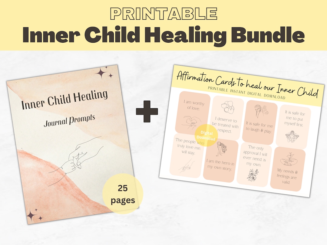 Inner Child Healing Journal Prompts, Inner Child Workbook,printable ...