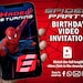 Spider Party Invitation, Spider Party Birthday Video Invitation, Spider ...