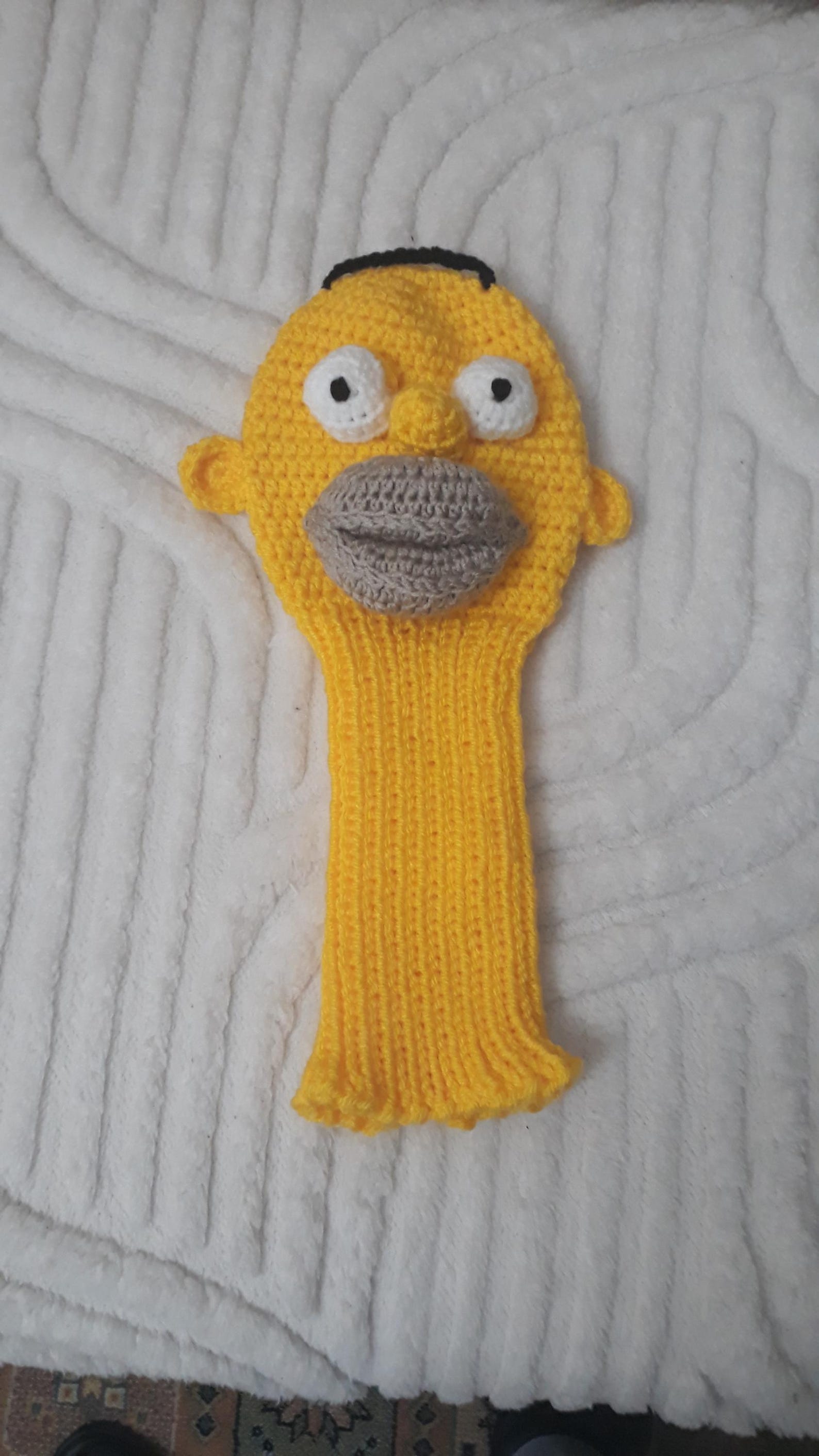 Hand Crocheted Simpsons Golf Club Cover: Bart, Lisa, Maggie - Etsy