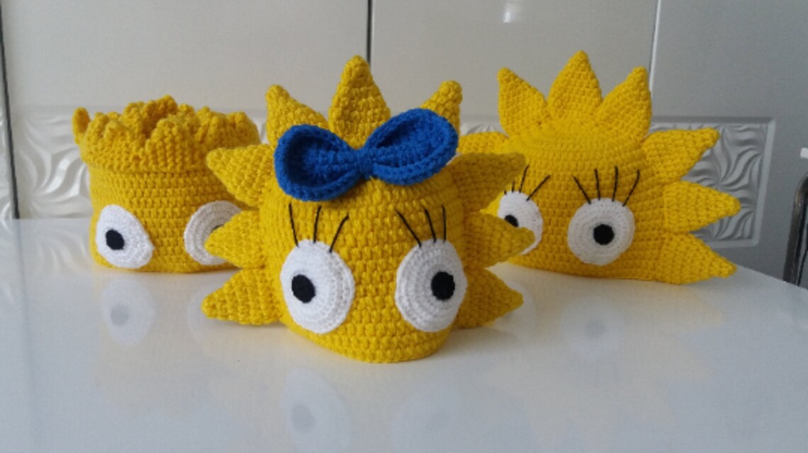 Crochet Inspired by Simpsons Hat-lisa Simpsons Hat-choose - Etsy