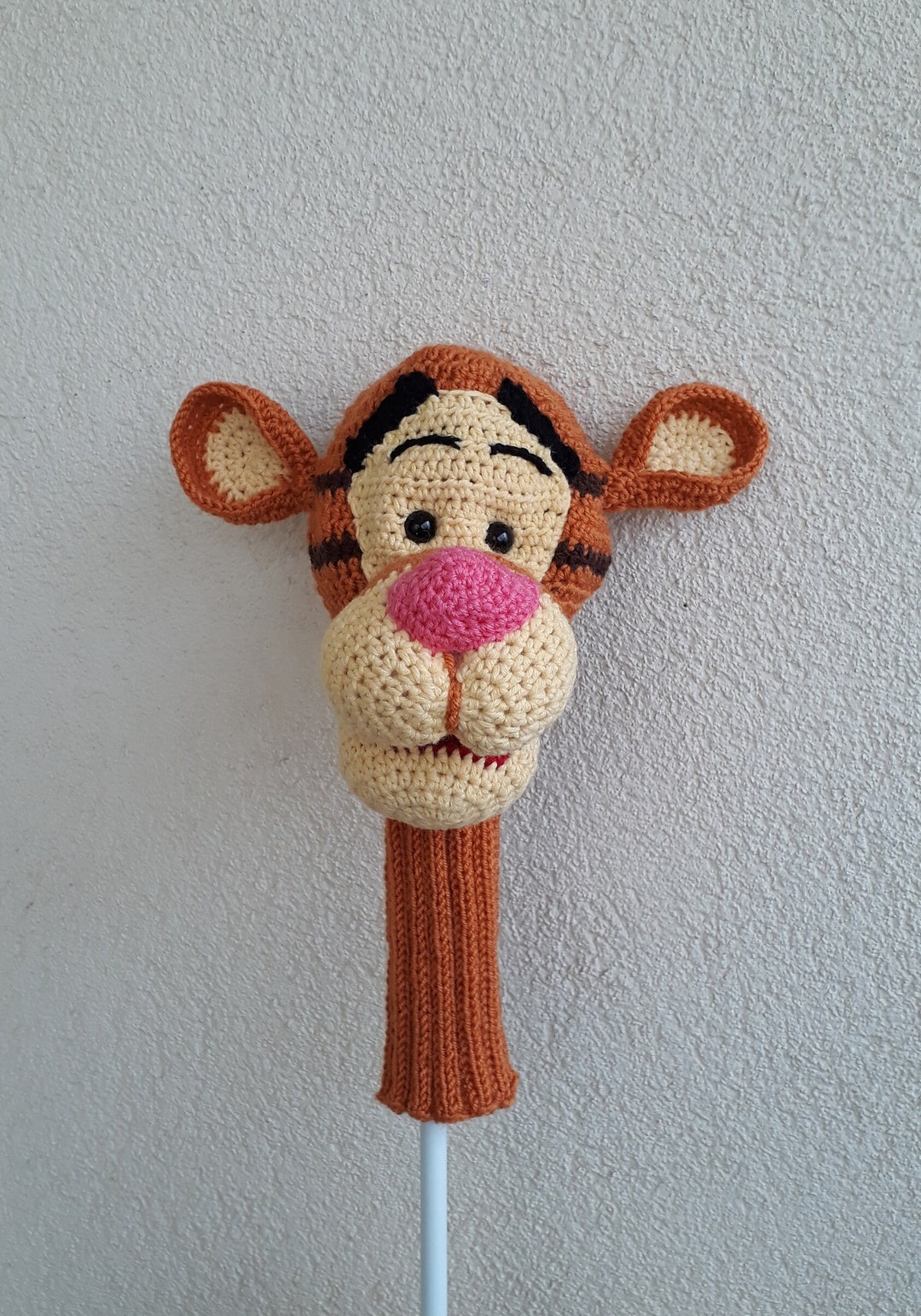 Hand Crocheted Tigger Golf Club Cover: Winnie the Pooh Fan Gift - Etsy