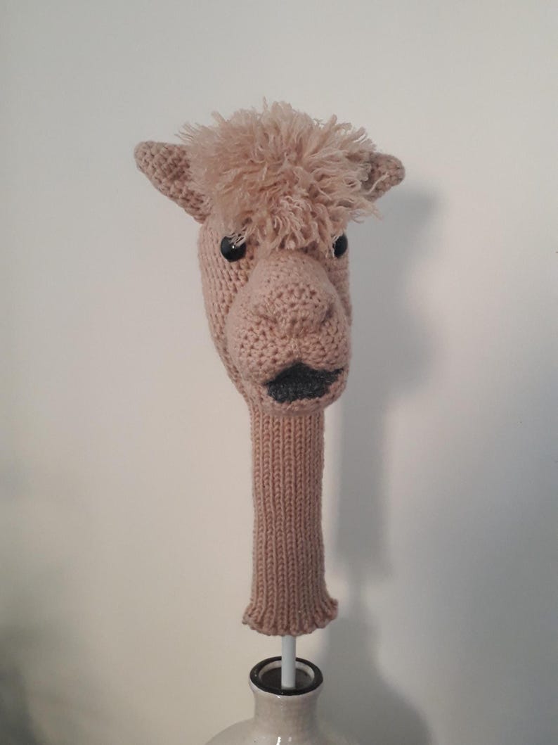 Crochet Llama Golf Club Cover: Handmade Animal Headcover - Etsy