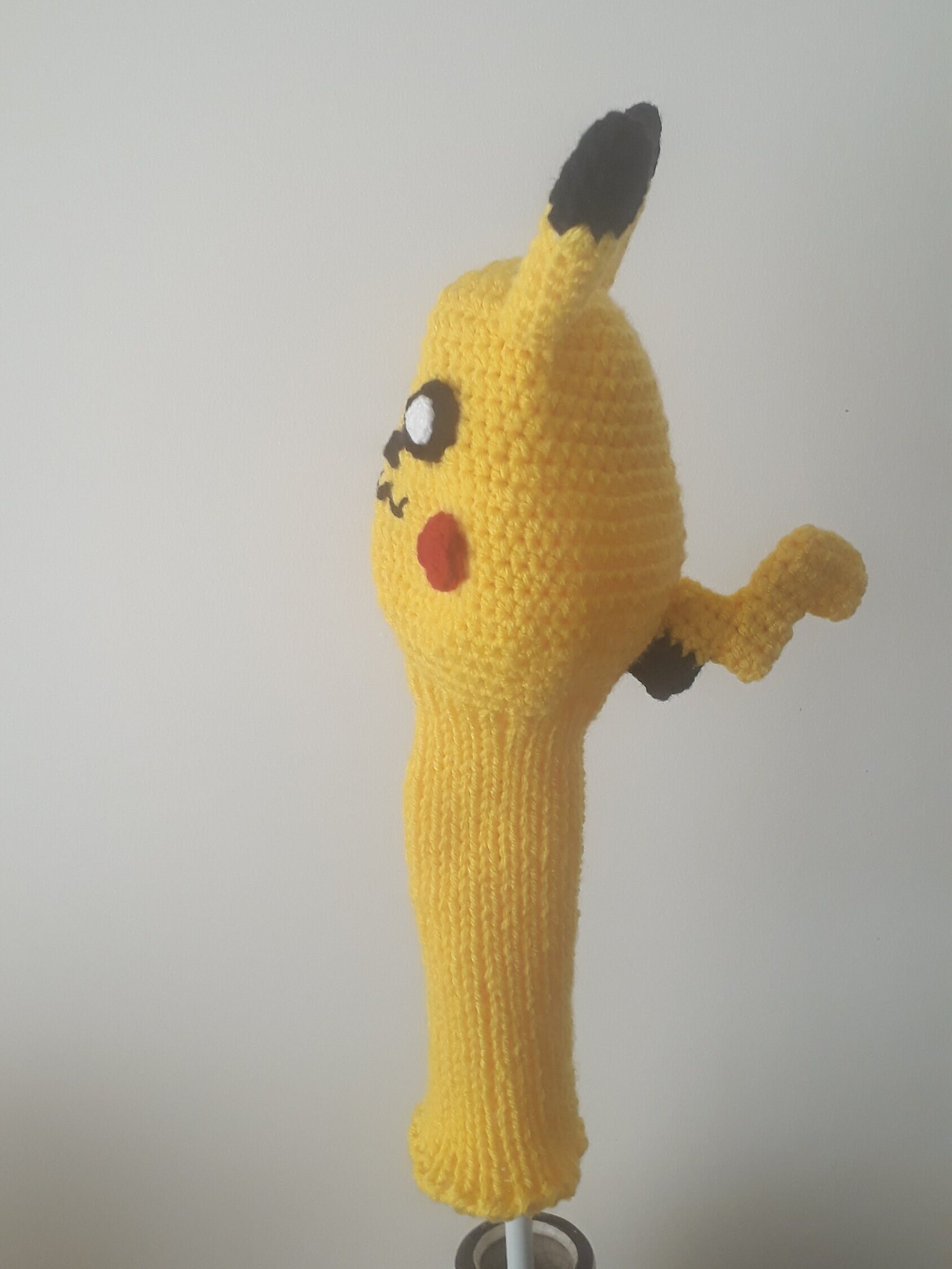 Handmade Pikachu Golf Club Cover, Cute Knitted Golf Headcover - Etsy