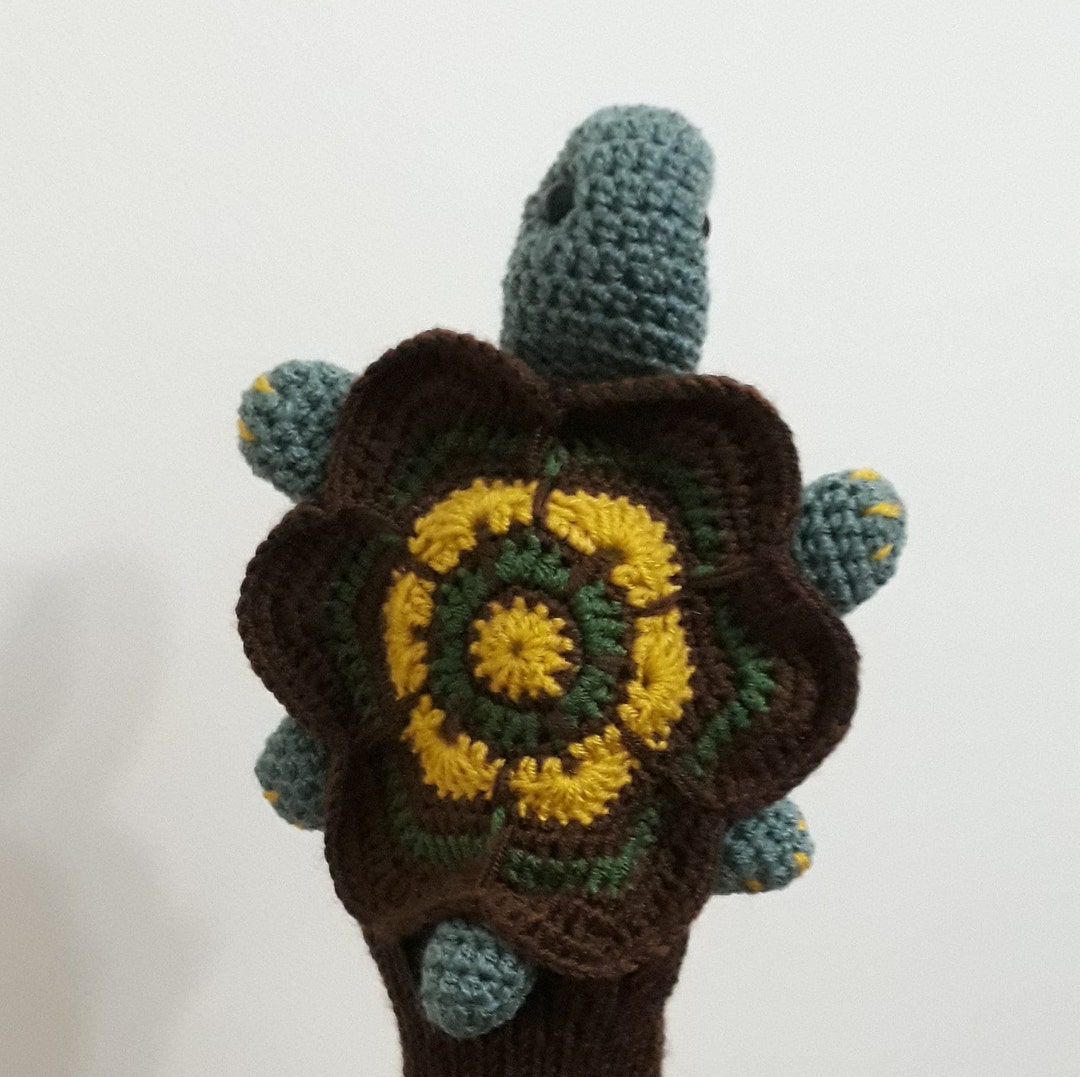 Turtle Golf Headcarf, Handmade, Golf Club Protectors, Cute Animal, Hand ...